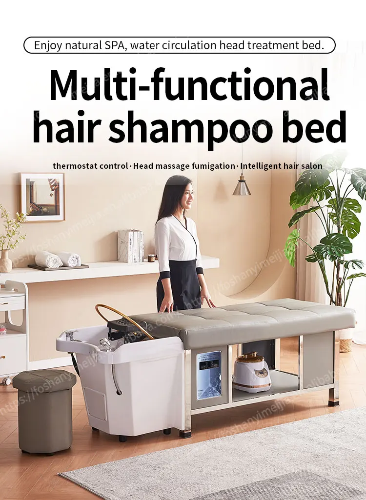 Factory Salon Hair Spa Washing Bed Facial Massage Head Spa Shampoo Bed ...