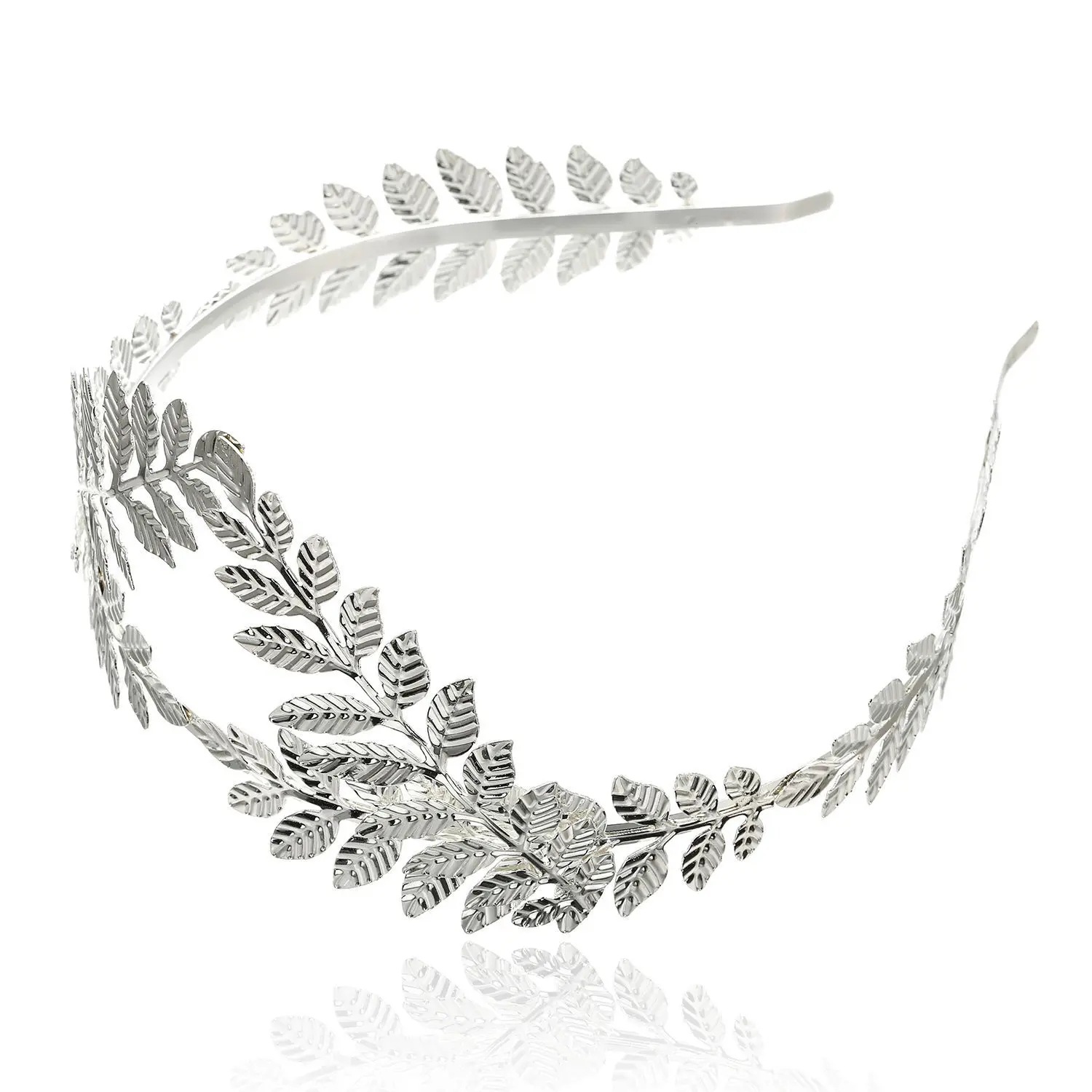 Greek Roman Goddess Gold Leaves Crown Tiara for Adult Women