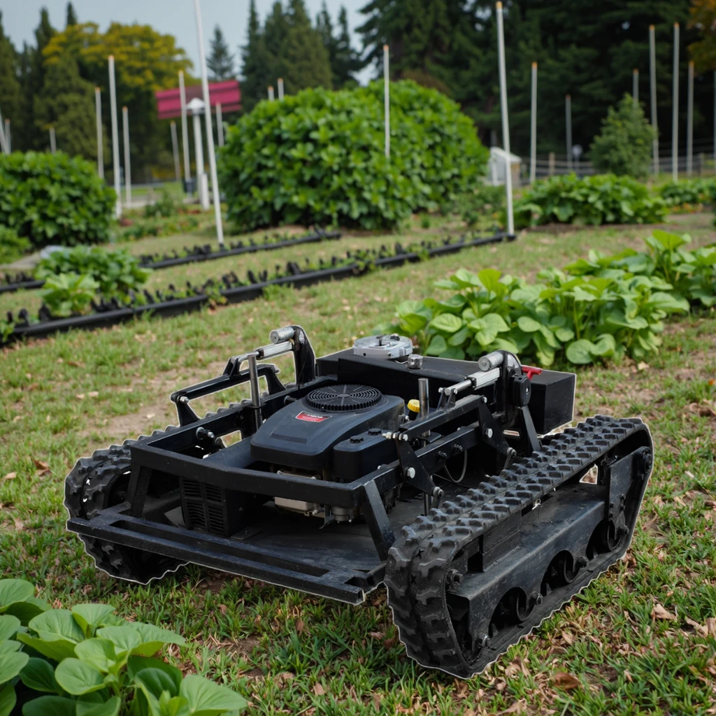 High Quality All Terrain Ai Remote Lawn Mower Robot With Engine 550mm ...