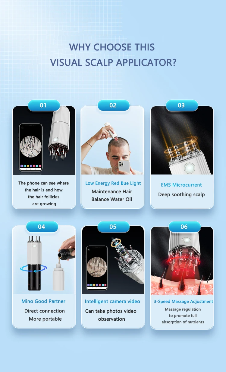 Visual Scalp Applicator - Promotes Hair Growth & Regrowth
