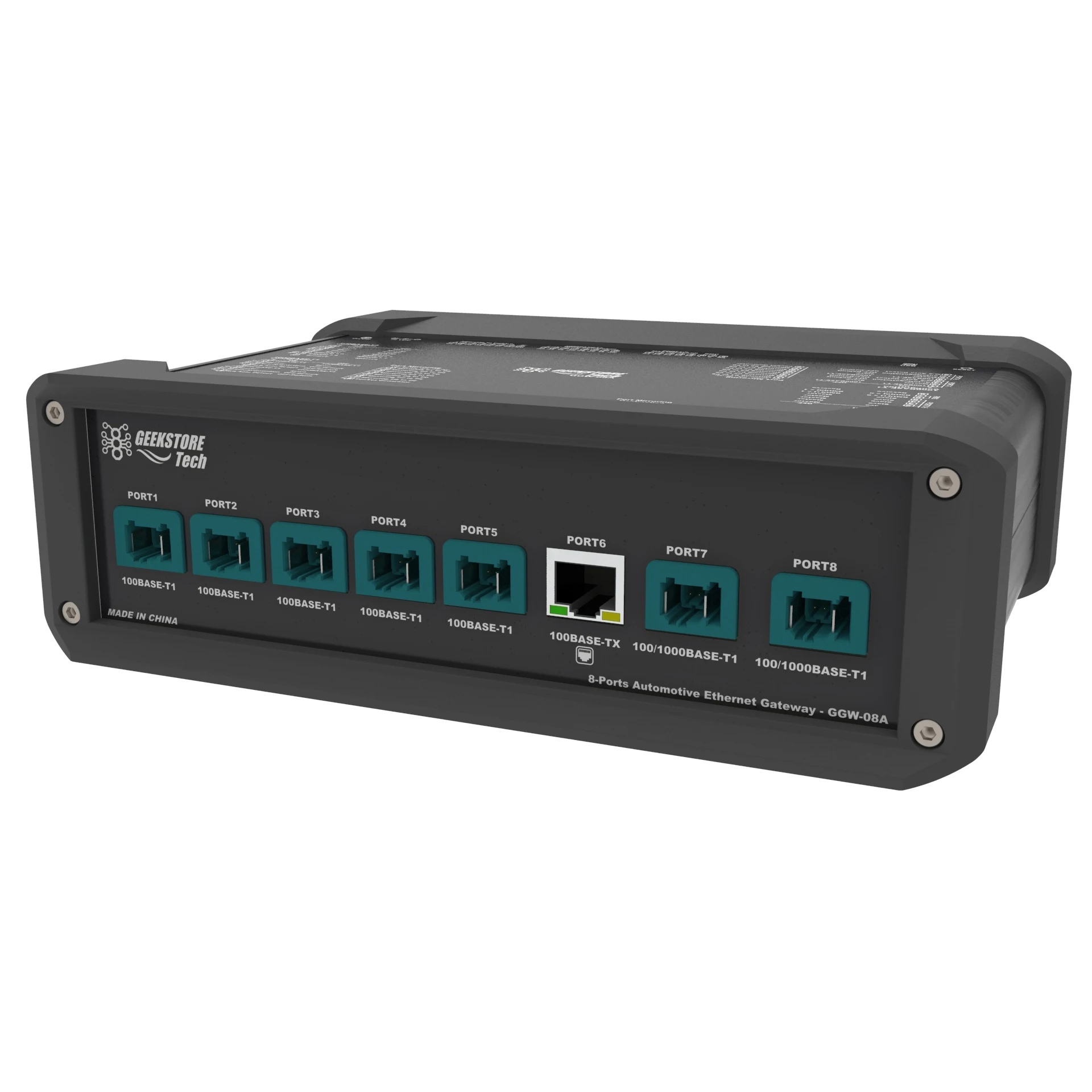 8-port Vehicle Ethernet Switch Gateway AVB TSN Monitors The Packet ...