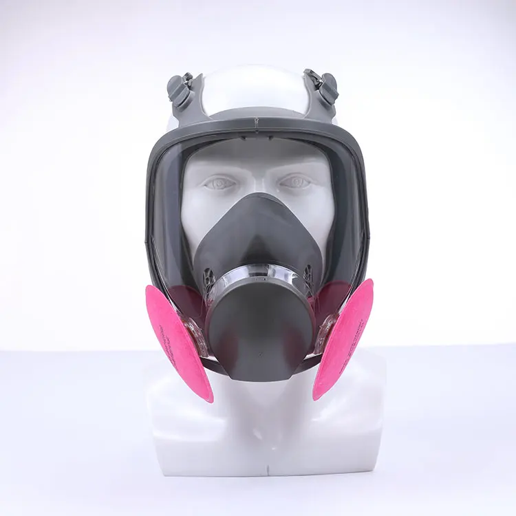 Large Size 6900 Industrial Full Face Gas Mask Respirator Respirador De ...
