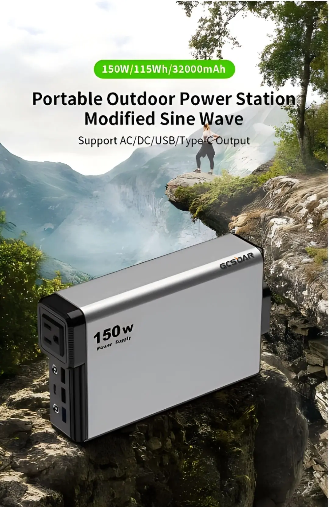 Gcsoar 2024 Latest Prices Mini Modified Sine Wave Portable Solar Power ...