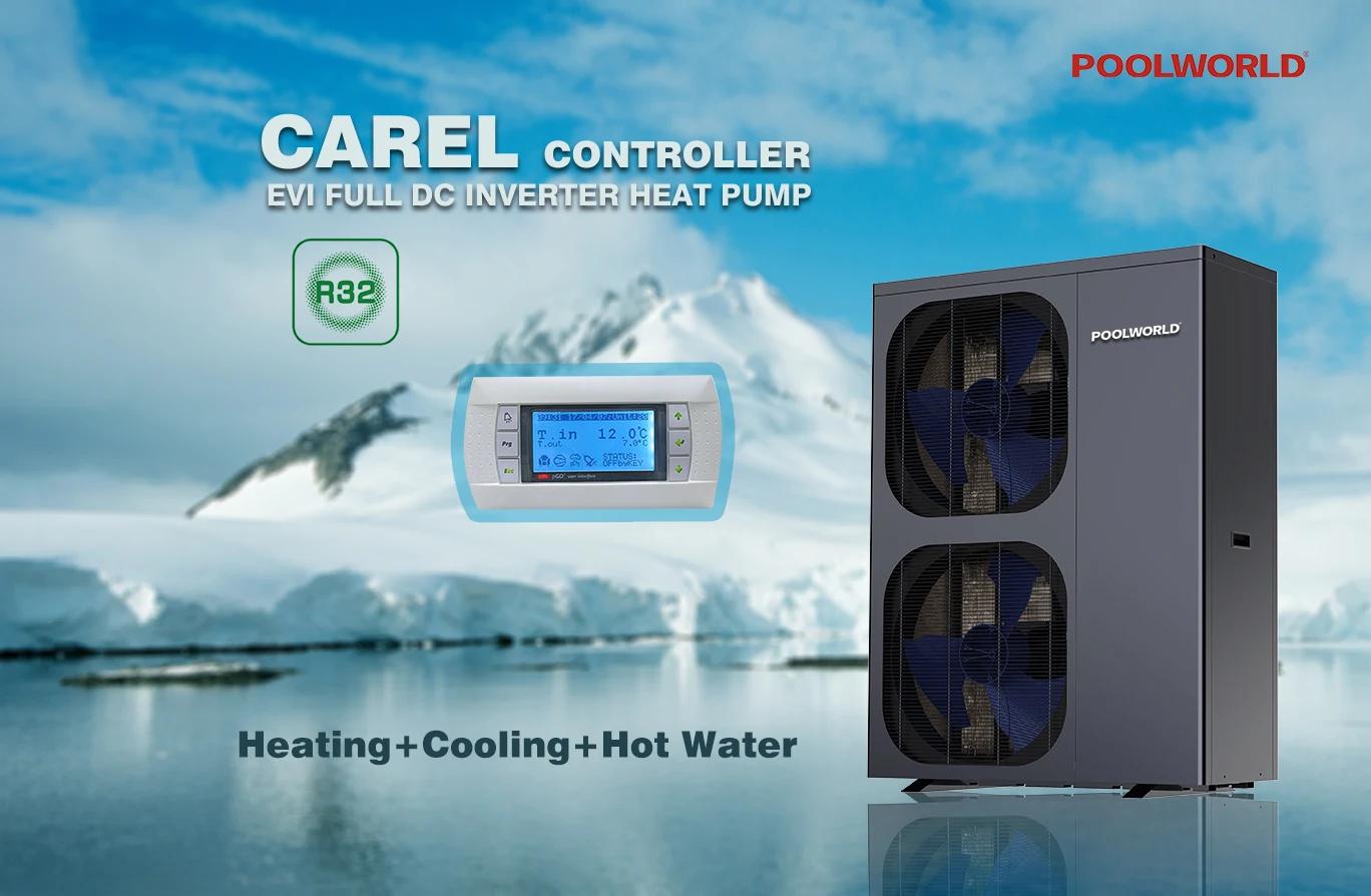 Smart Carel Controller R32 EVI DC Inverter Domestic or Industrial air ...