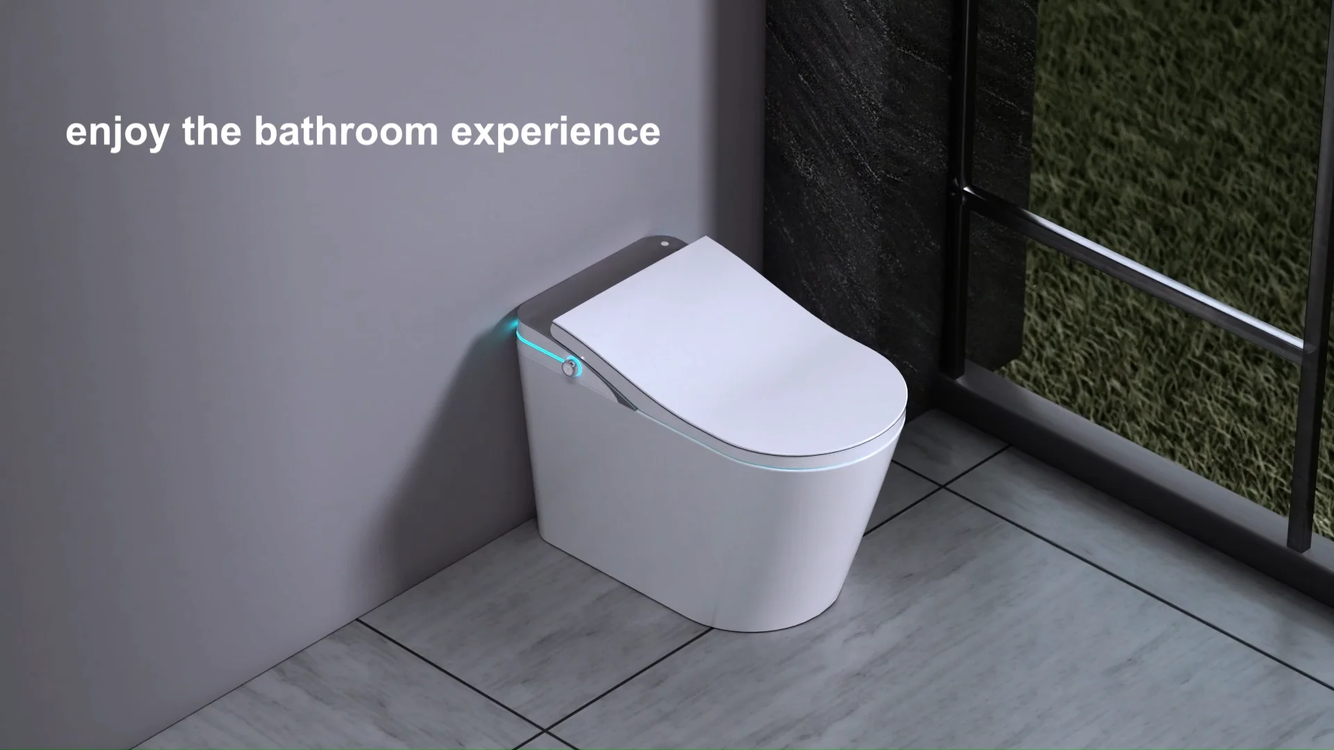 Inteligente Inodoro Self Clean Auto Open Sensor Flush Siphonic ...