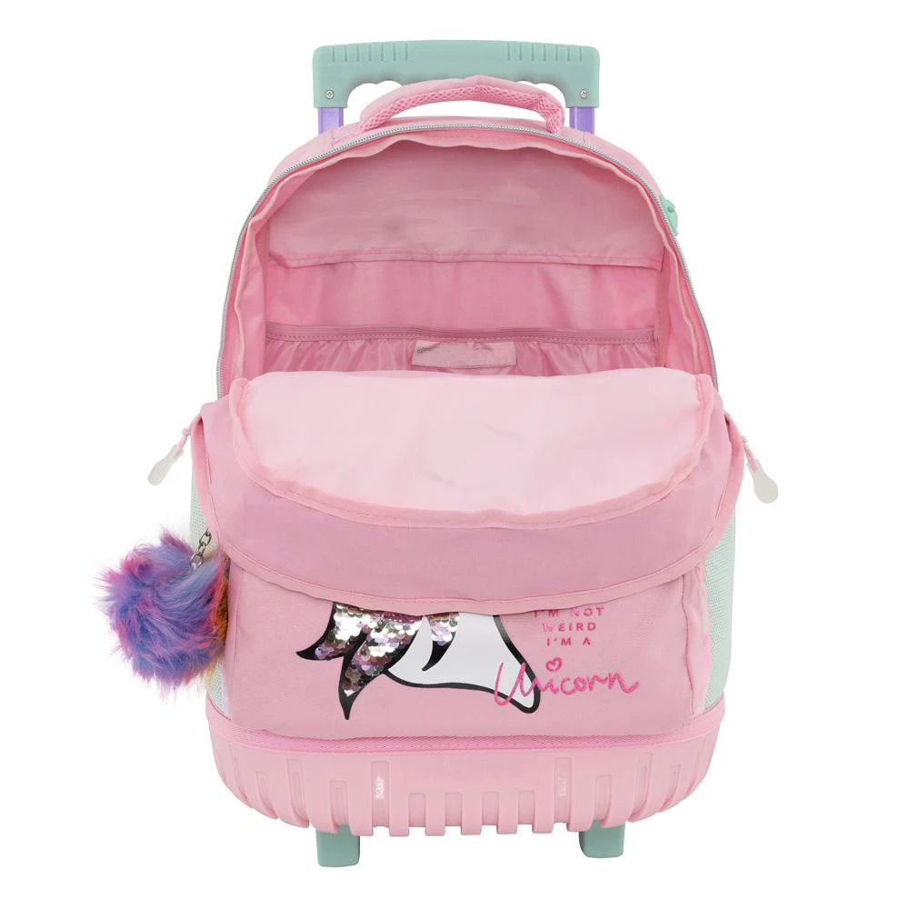 Cartable Unicorn Rolling Backpack For School Wheeled Backpack With ...