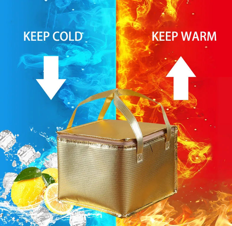 Reusable Cooler Grocery Cooler Bag Insulated Foldable Outdoor Sport ...