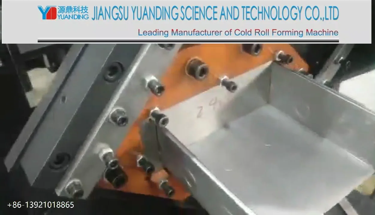 Galvanized Junction Box Steel Purlin Roll Forming Machine China ...