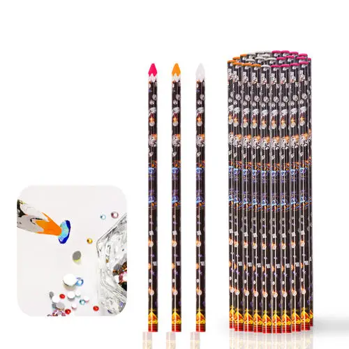 Destly 4 Colors Crayon Wax Dotting Pen Nail Art Self-adhesive ...