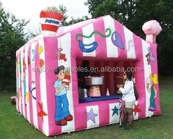 Portable Oxford Inflatable Concession Stand Carnival Inflatable Treat ...