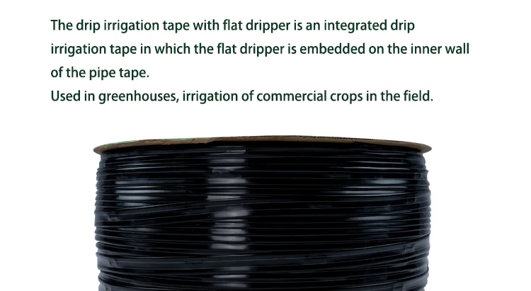 16mm Drip Irrigation Belt 30cm Spacing 0.18mm Thick Mini Drip ...