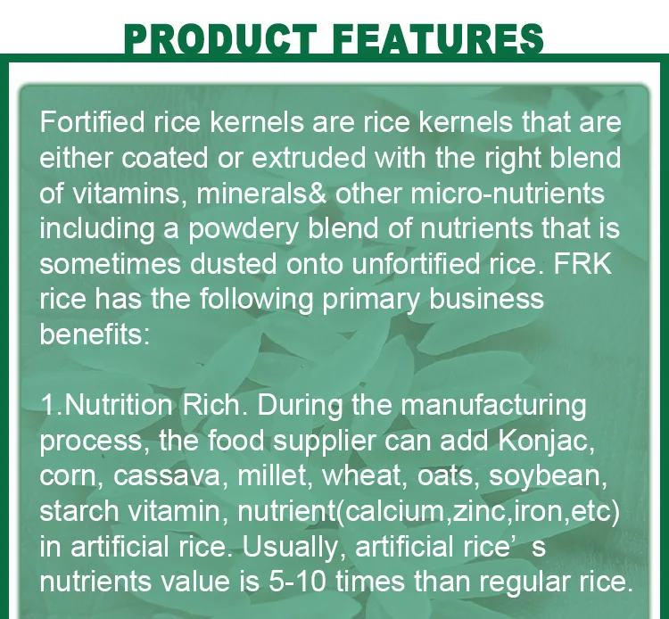 Artificial Nutritional Fortified Rice Kernels Machinary - Buy ...