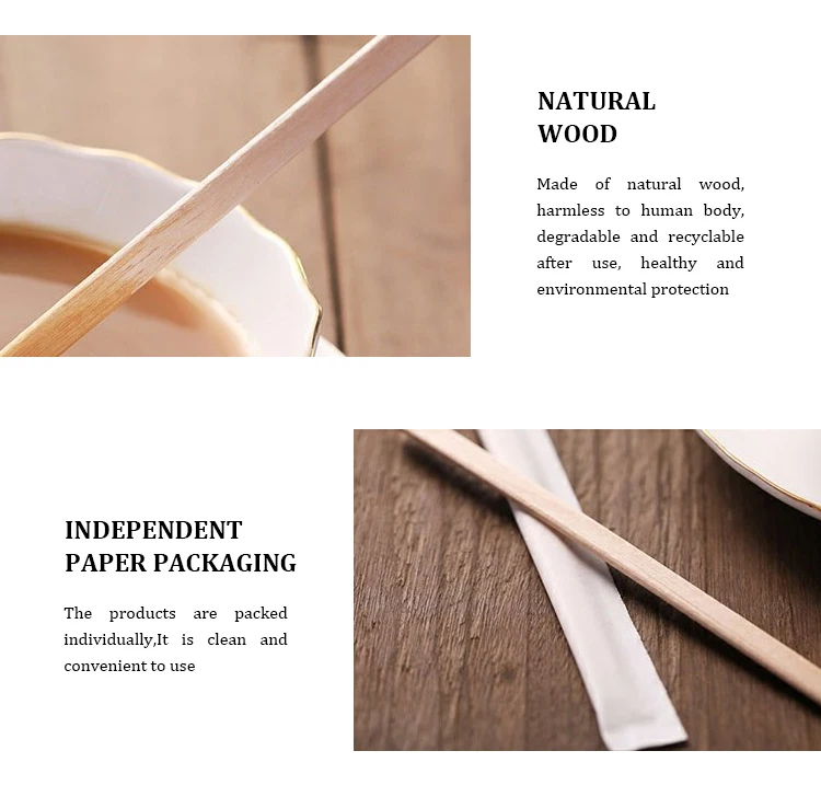 Paper Wrapped Disposable Wooden Coffee Stirrer - Buy Coffee Stirrer ...
