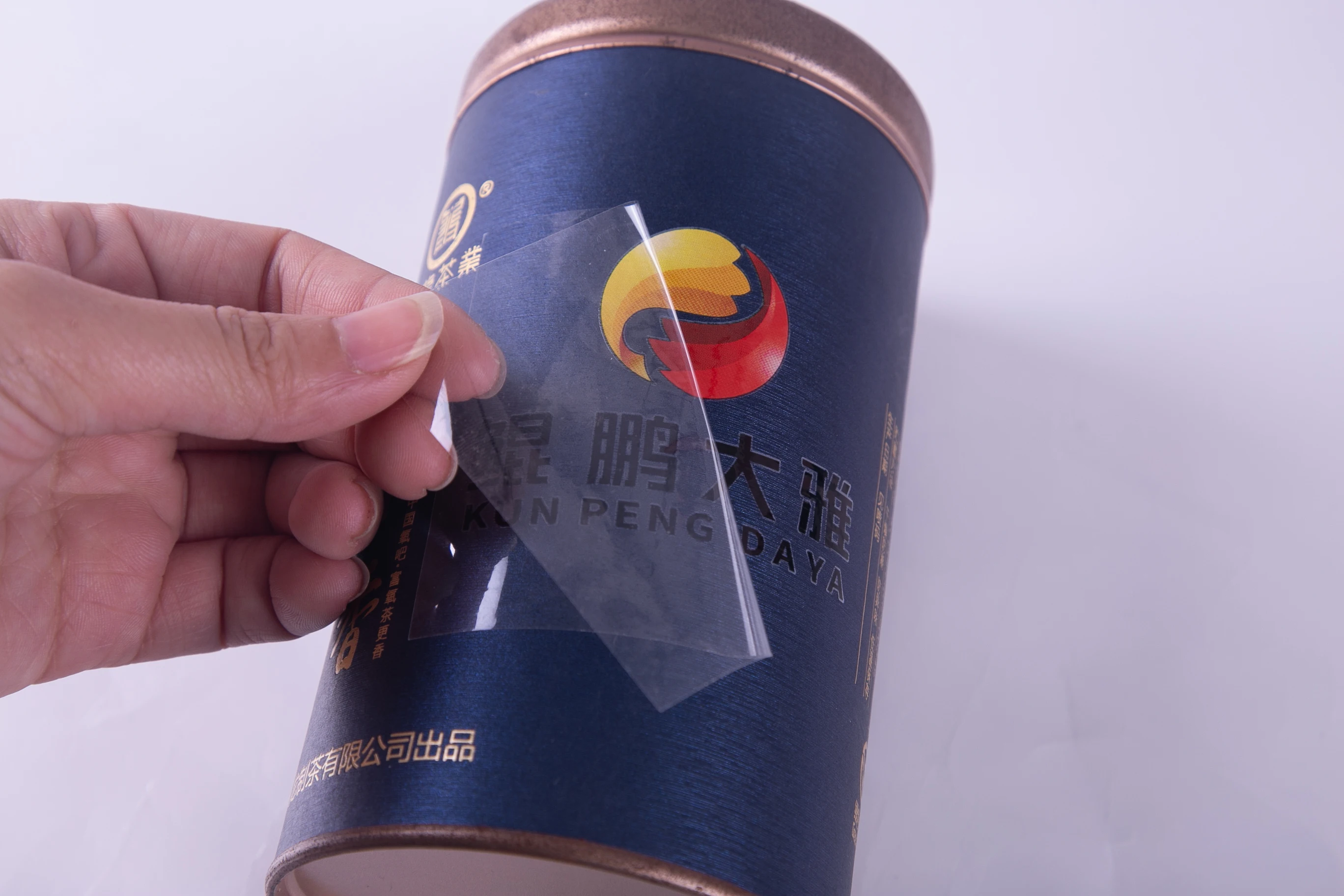 Waterproof Luxury 3d Printed Uv Transfer Clear Labels Custom Gold Foil ...