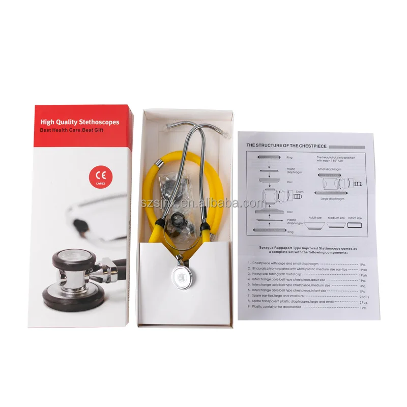 Multi-color Optional Double-ended, Double-tube Stethoscope, Medical ...