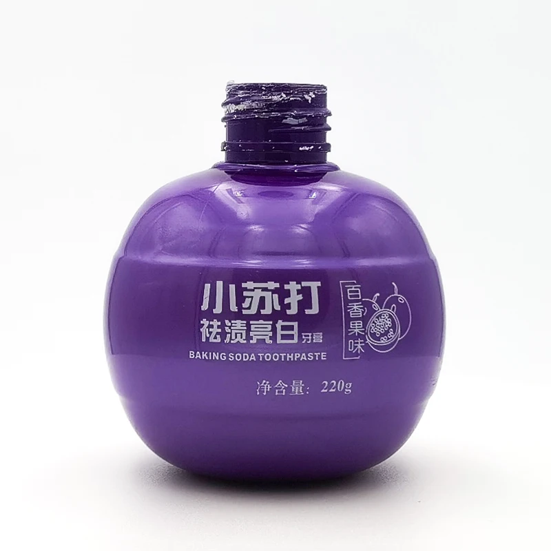 220ml Pet Round Ball Plastic Bottle Toothpaste Hair Oil Pump Bottle ...