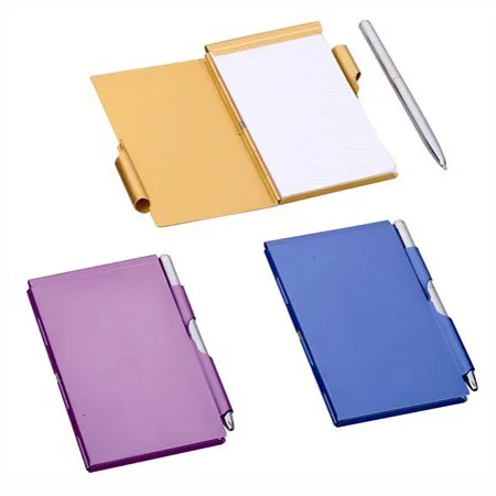 Custom Logo Aluminium Metal Cover Notebook With Pen Set - Buy Aluminium ...