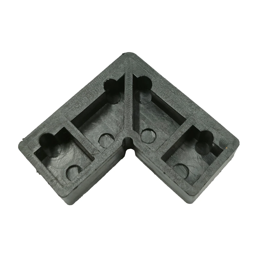 90 Degree Right Angle Black Plastic Corner Joint Screen Window Connector