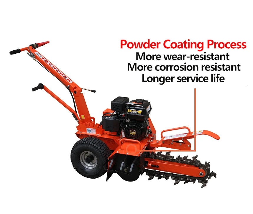 K-MAXPOWER 450MM Mini Cable Trencher - High Safety & Efficiency