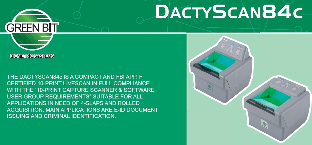 Hfsecurity Bio7 Plus - FBI Certified Fingerprint Scanner