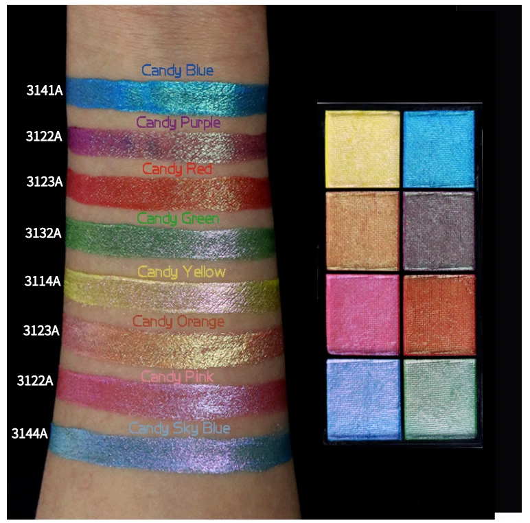 Rainbow Candy Aurora Colorshift Cosmetic Chameleon Duochrome Eyeshadow ...