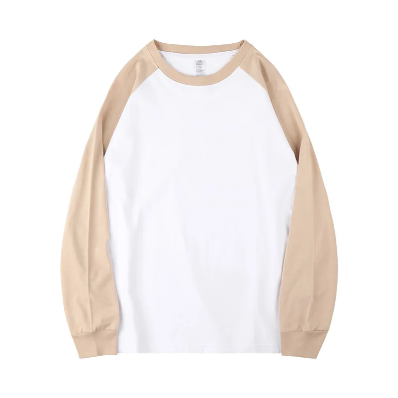 Wholesale Blank Raglan Long Sleeve Contrast Color Custom Embroidery ...