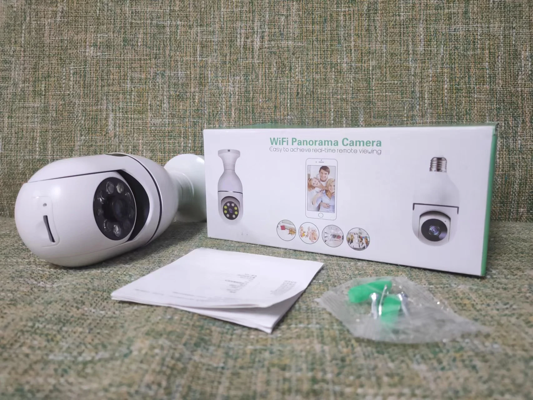 Smart Wifi Camera 1080p with Night Vision & Auto Tracking
