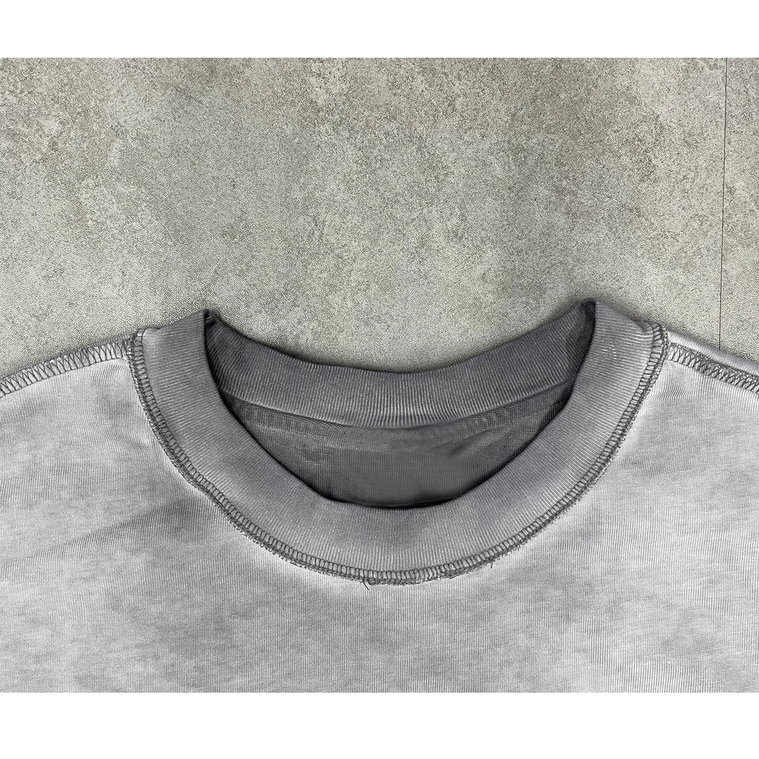 Custom Fade Wash Gradient Color T Shirt Drop Shoulder Sleeves Oversized ...