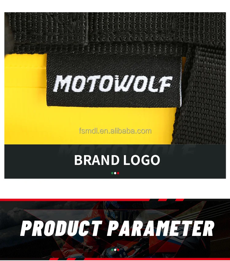 MOTOWOLF 30L Large-Capacity Waterproof Motorcycle Saddle Bags for ...