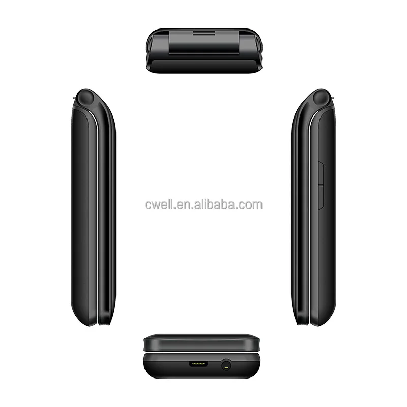 Uniwa F248l Double Screen 4g Volte Flip Keypad Mobile Phone With Sos ...