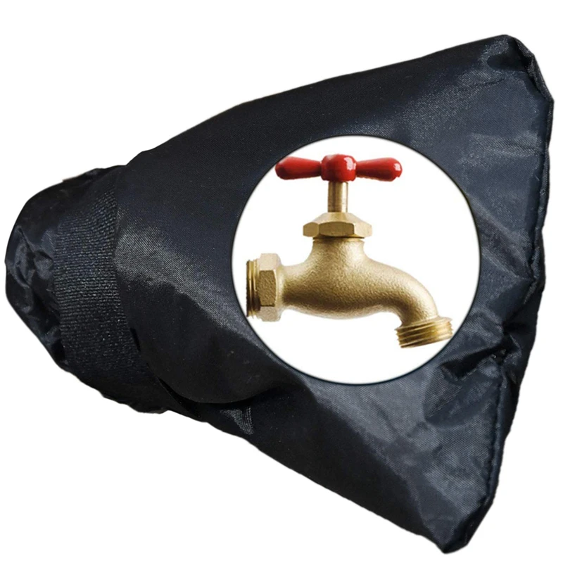 Hot Sale Outdoor Tap Cover Black Water Faucet Cover Pipe Protection for ...