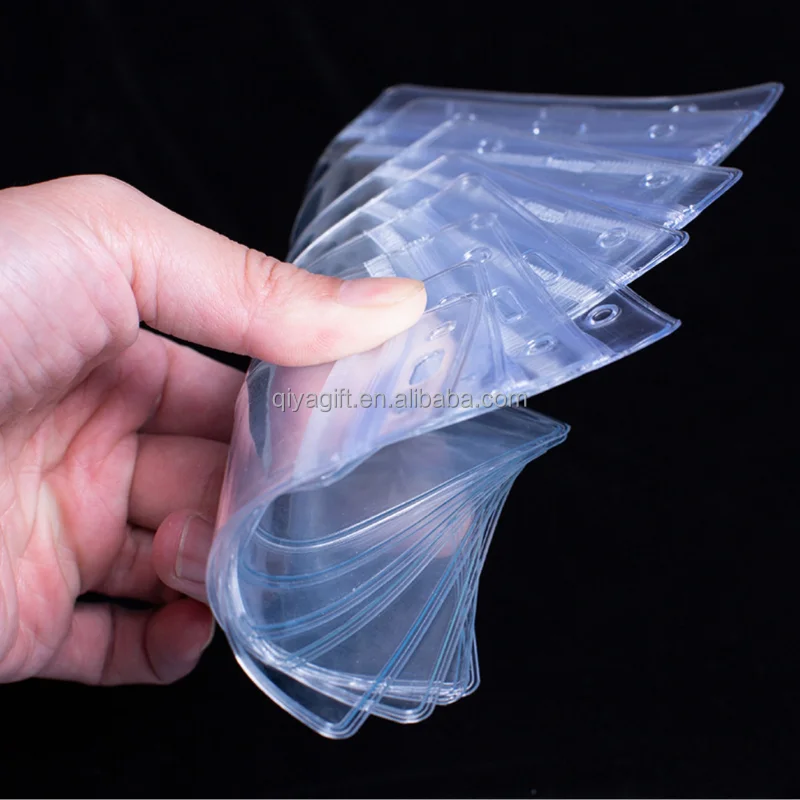 Transparent Employee ID Card Case - Waterproof & Durable