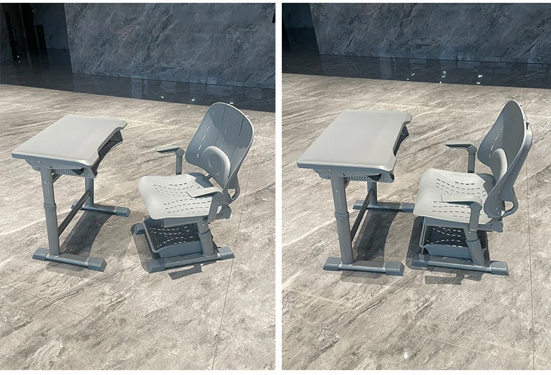 Modern Primary High School Student Table And Chair Classroom Single ...