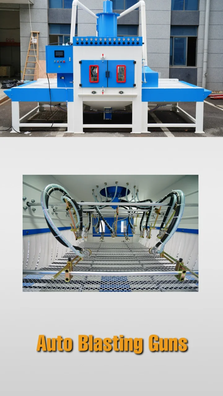 Automatic Batch Sand Blasting Machine Automated Sandblaster For High ...