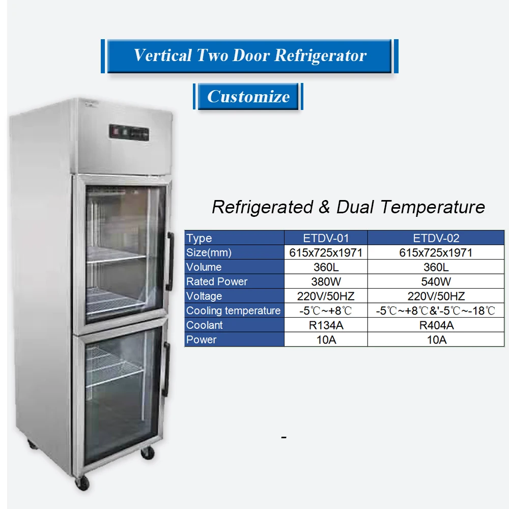 Direct Factory Price Congelateur Commercial Refrigerator Refrigerated ...