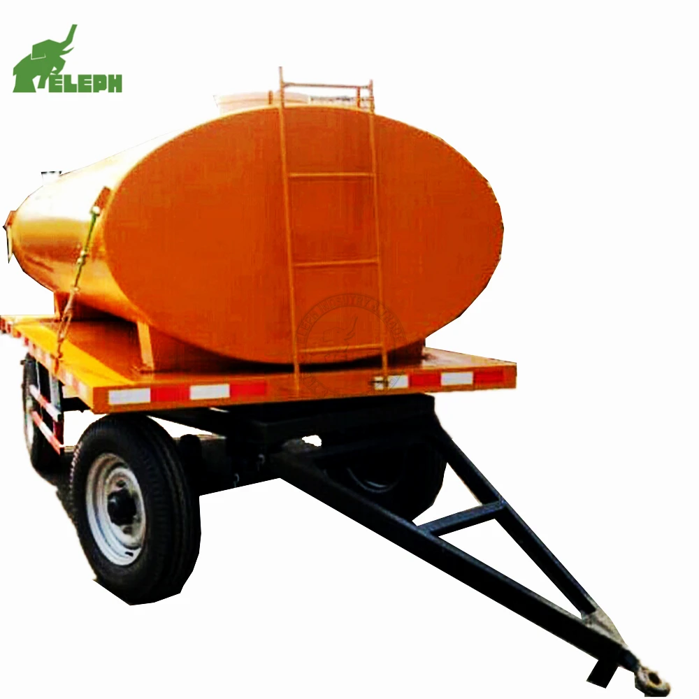 Elephen 25000liters Tandem Axle Tanker Drawbar Fuel Tank Full Truck ...