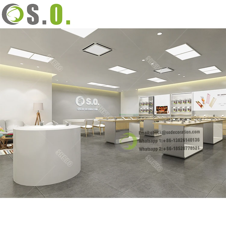Shop Counter Table Design To Display Mobile Phone Display Counter For ...