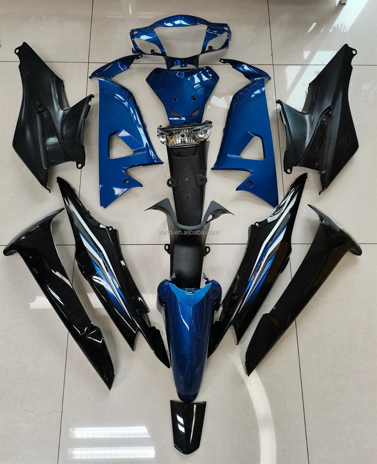 Motorcycle Plastic Body Spare Parts Wave 100 Scooter Fairing Kit - Buy ...