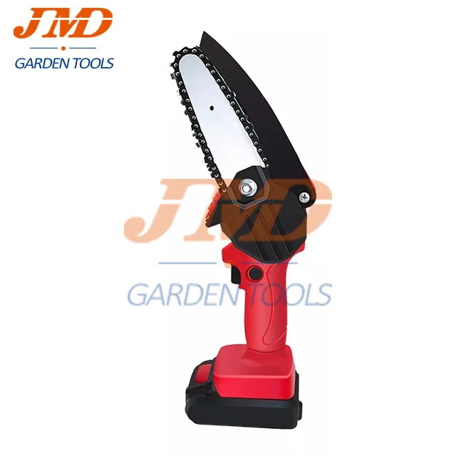 Wood Cutting Machine Mini Chain Saw 6 Inch Cordless Portable Electric ...
