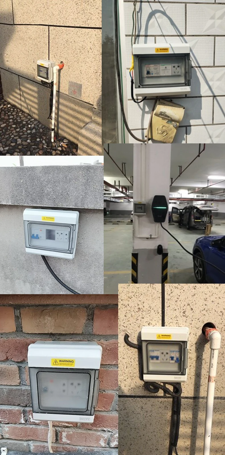 SH6PN Outdoor Distribution Box Australian IP66 Meter Box Plastic ...