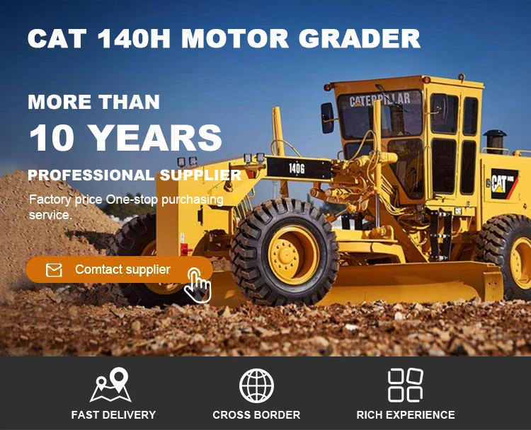 Used Caterpillar 140h Motor Grader - 138kw Power & 6m Diameter