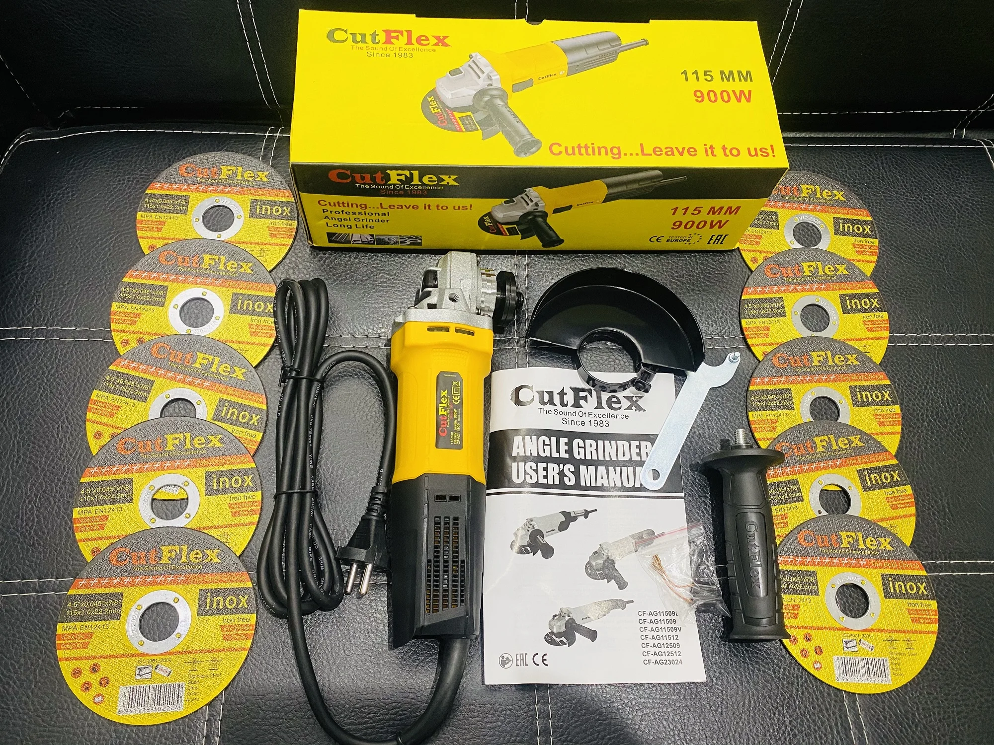 115mm Electric Angle Grinder 1100W for General Purpose Cutting ...