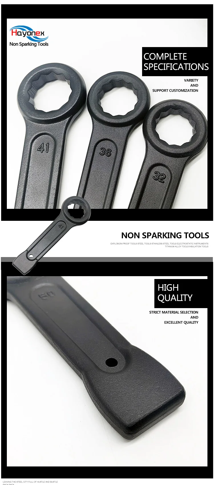 Slogging Striking Flogging Slugging Ring Type Spanner Wrench DIN7444