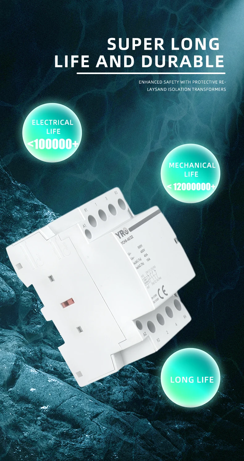 High Quality Din Rail AC Contactor Automatic Control Type Modular ...