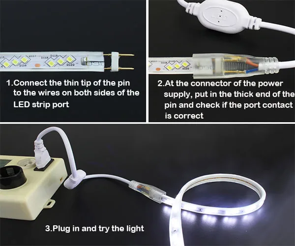 OEM Customized High Voltage 110V 220V 50M/100M Per Roll SMD 2835 ...