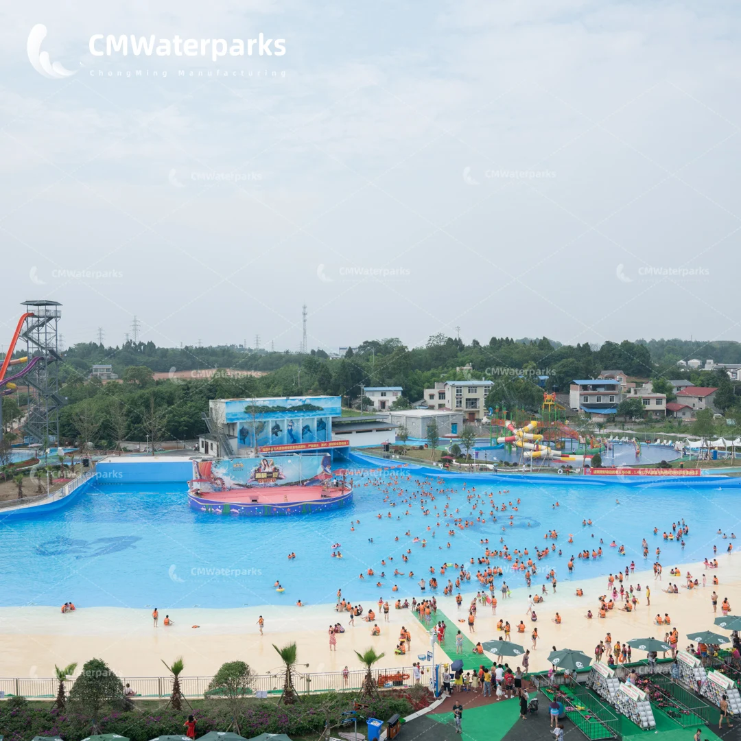 Outdoor Water Park Vacuum Tsunami Wave Pool Machine Equipment Surf Wave ...