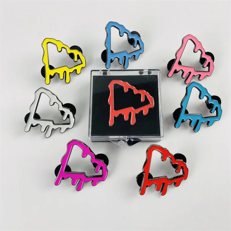 Custom Enamel Hat Clip Frame Pin Spooky Blood Frame Pin Custom Enamel ...