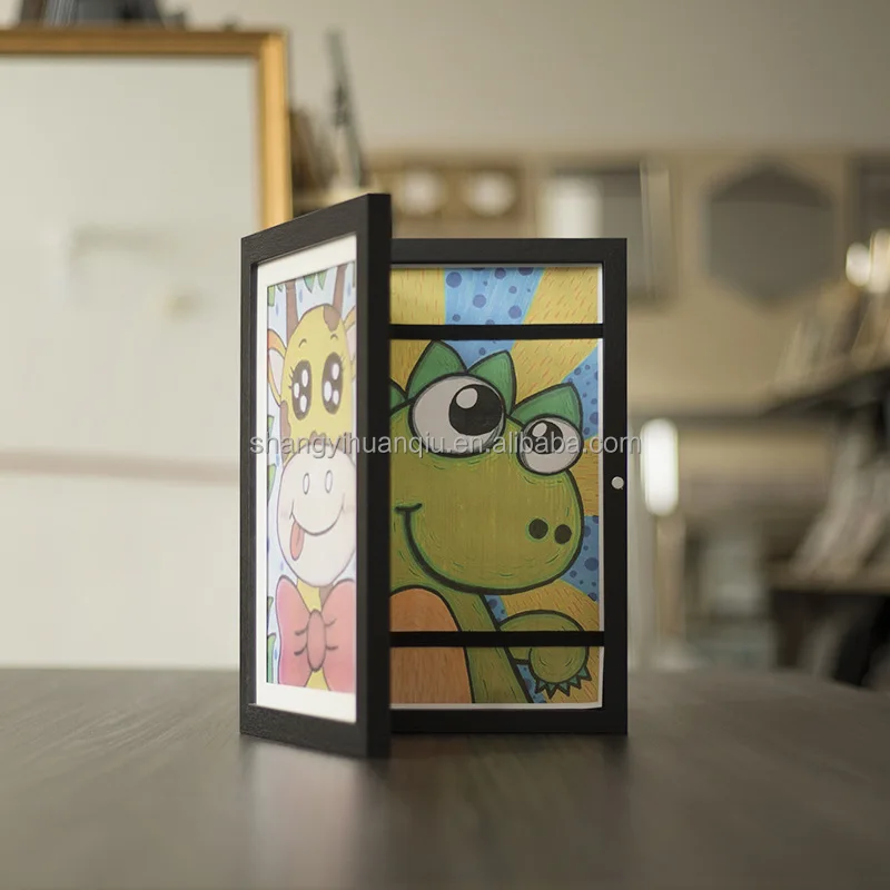 Bsci Factory Customized Home Decorative A4 Size Wood Photo Frame Kids ...