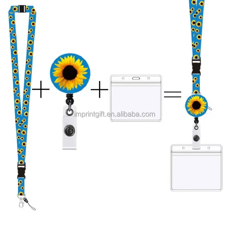 Personalized Polyester Silk Print Visitor Neck Strap Lanyards With Vip ...