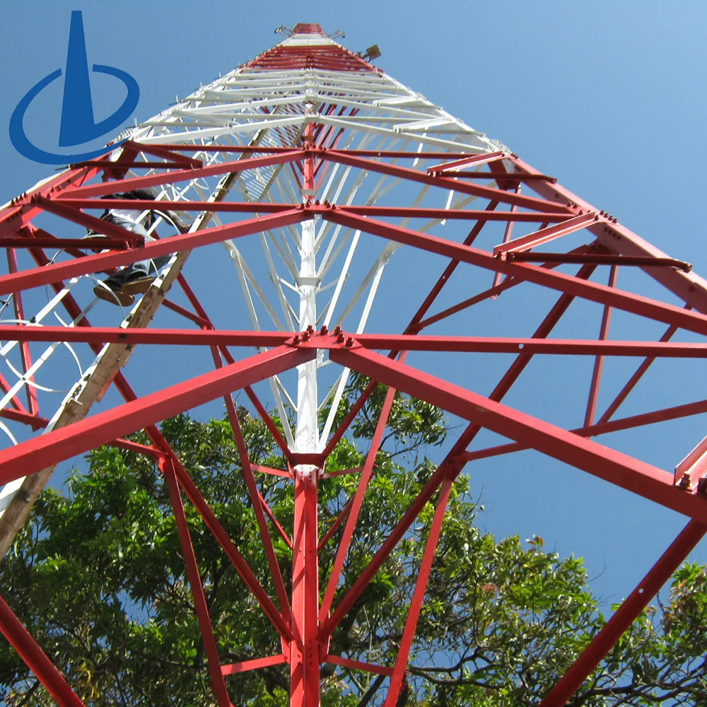 Self-Supporting Lattice Transmission Tower 10kV to 500kV, Hot Dip ...
